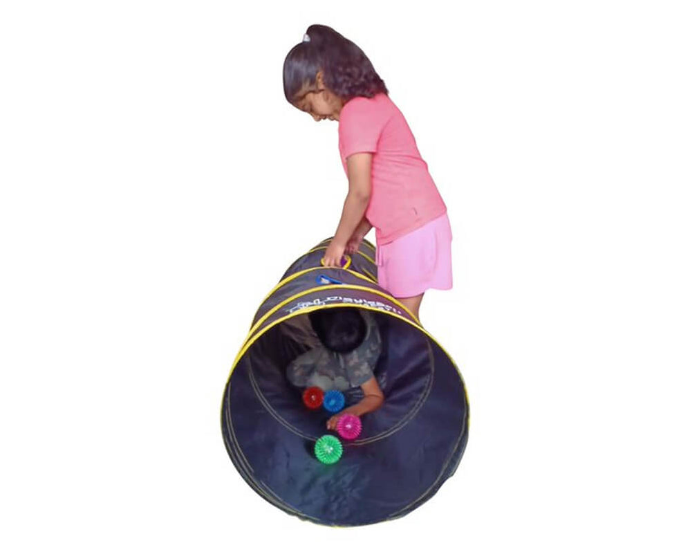Sensory Pop-Up Tunnel with LED Balls - Inclusive Technology