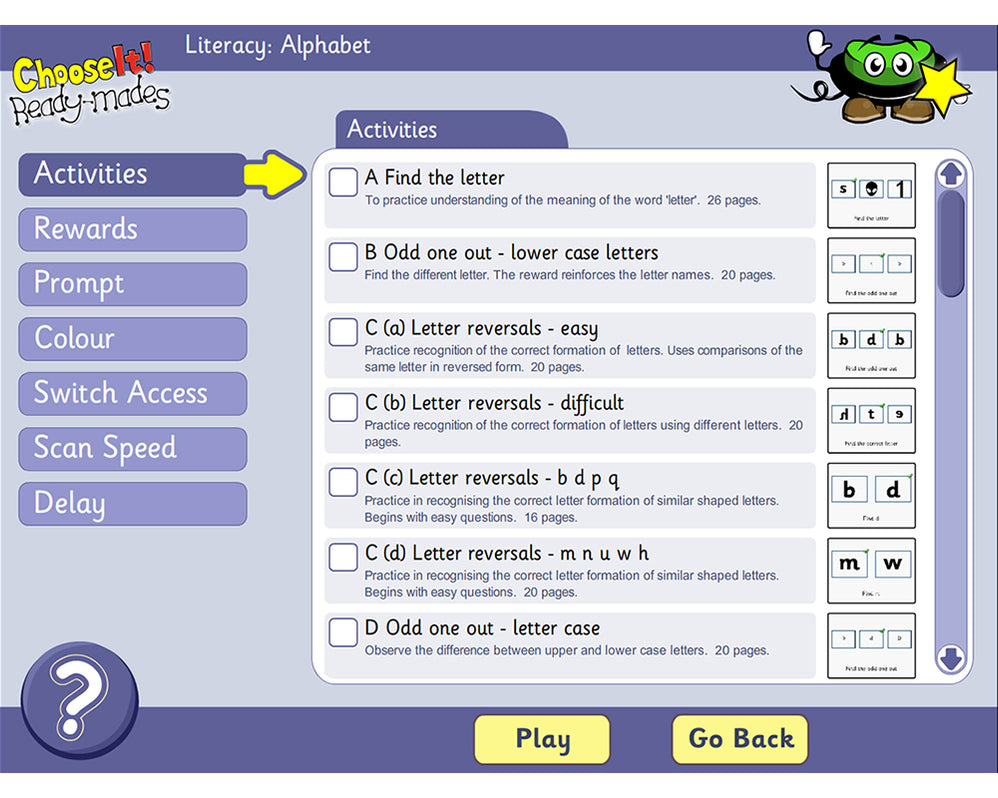 ChooseIt! Ready-mades Literacy – All 8 Titles (Activation Code ...