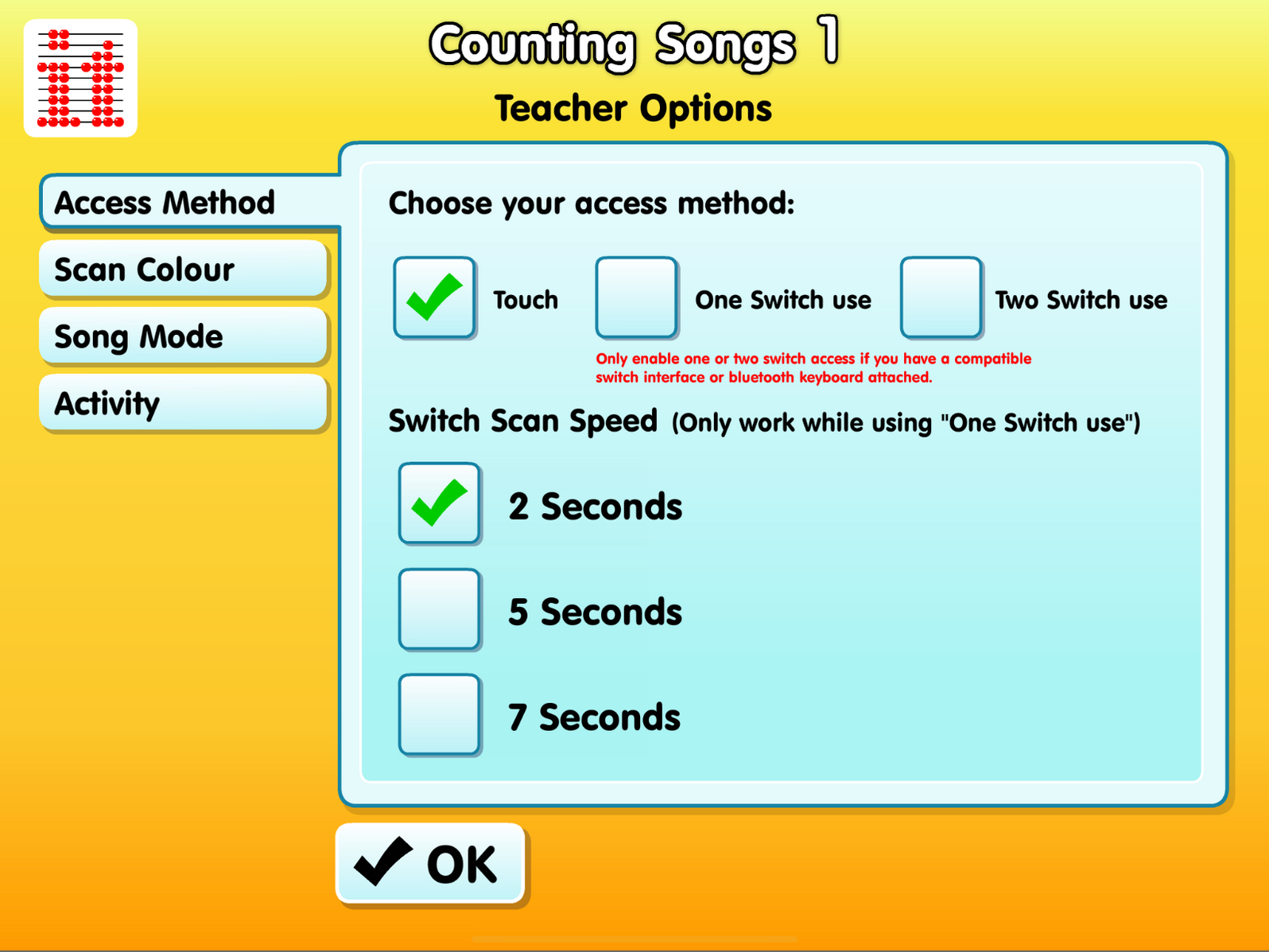 Counting Songs Bundle - Inclusive Technology