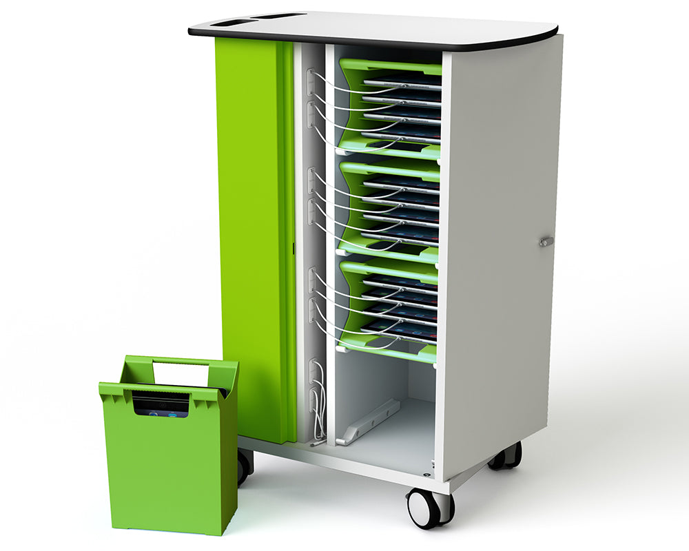 iPad Charge & Sync Basket Trolley - Inclusive Technology