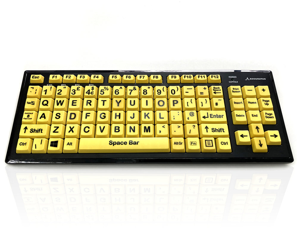 Bluetooth/RF Jumbo XL Hi-Visibility Keyboard - Inclusive Technology