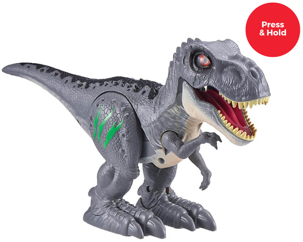 Switch Adapted Toy - Robo Alive T-Rex - Grey - Inclusive Technology