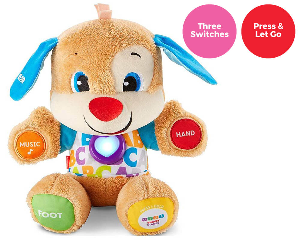 Switch Adapted Toy - Smart Stages Puppy Blue - Inclusive Technology