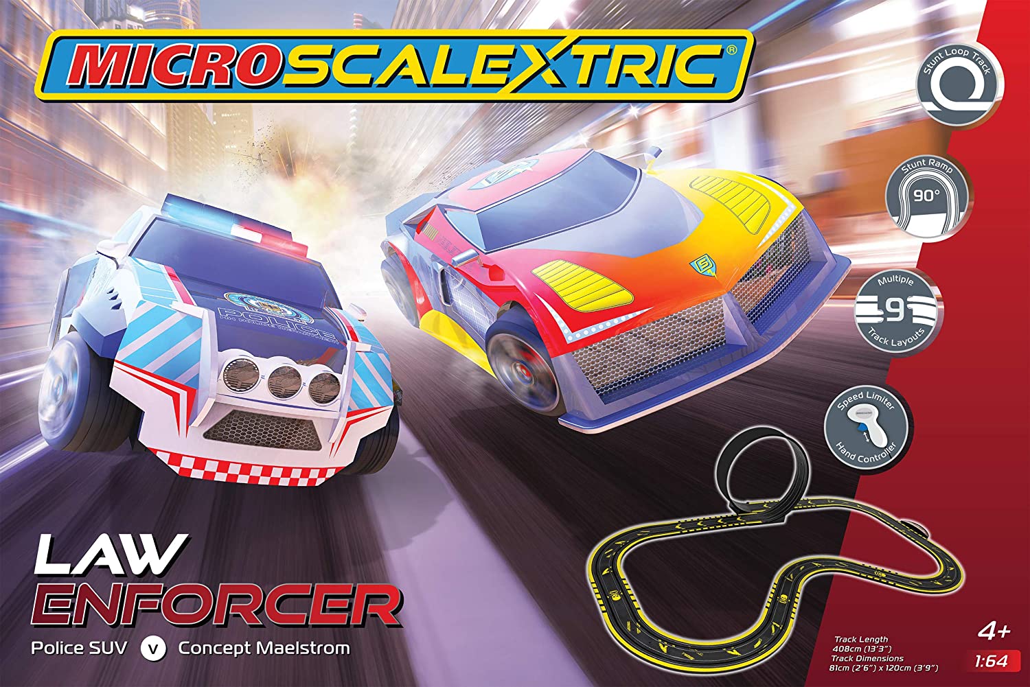 Switch Adapted Toy - Micro Scalextric Law Enforcer - Inclusive Technology